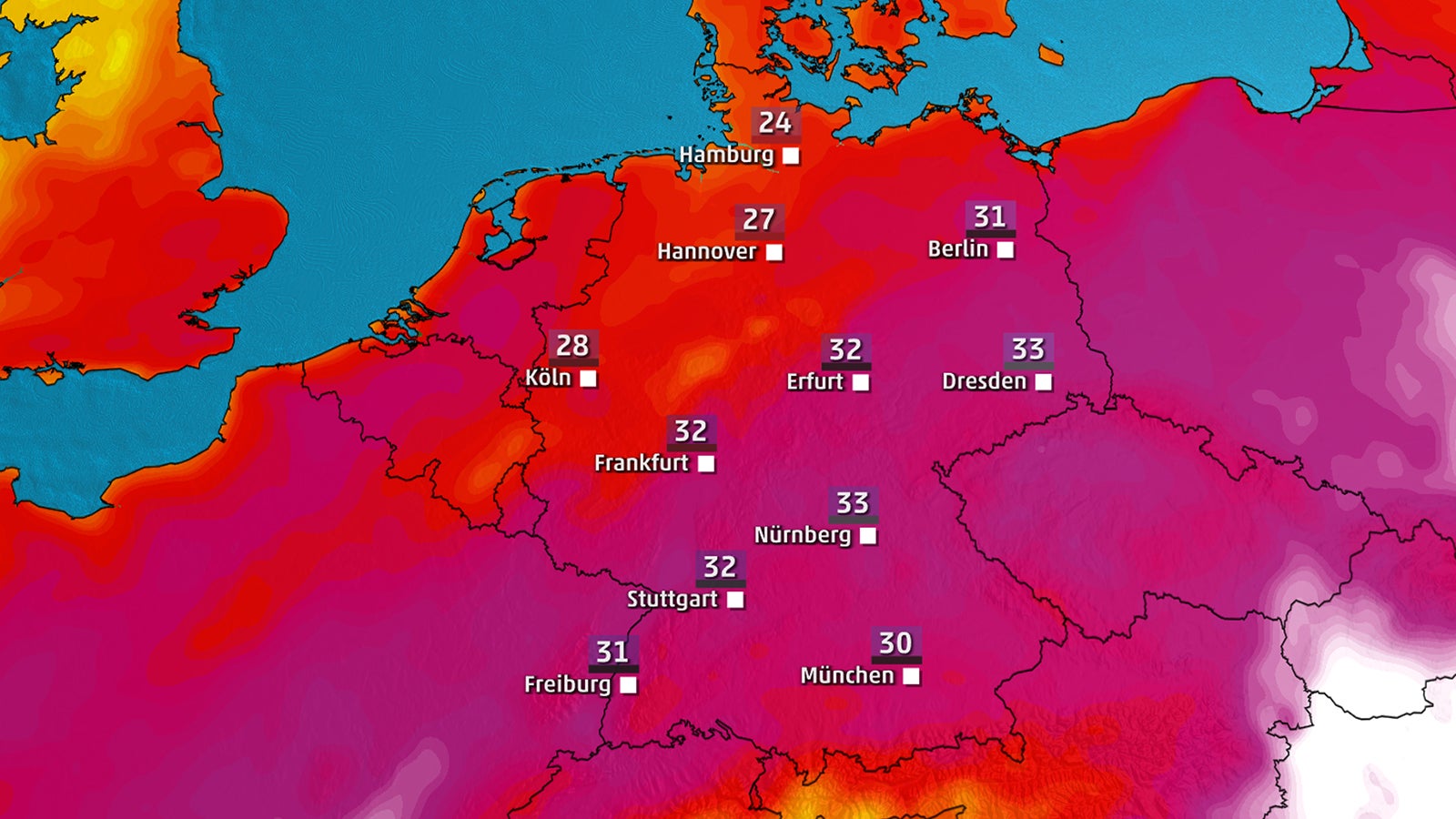 Bis 36 Grad! Seltener Sturm bringt Sommer zurück | Weather.com